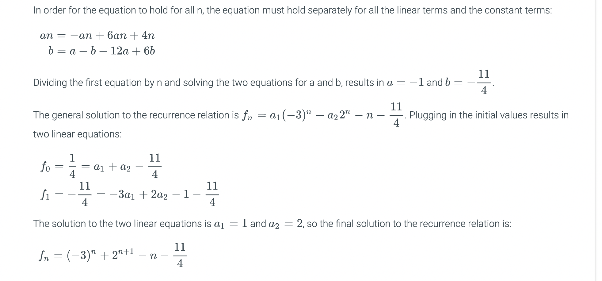 Solved Exercise 6.5.2: Solving linear non-homogeneous | Chegg.com