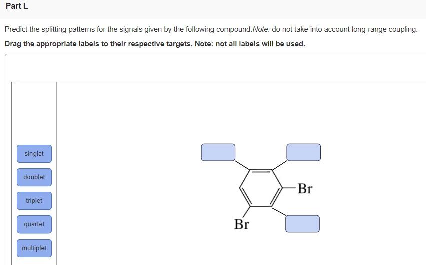 Solved Part D Predict the splitting patterns for the signals | Chegg.com