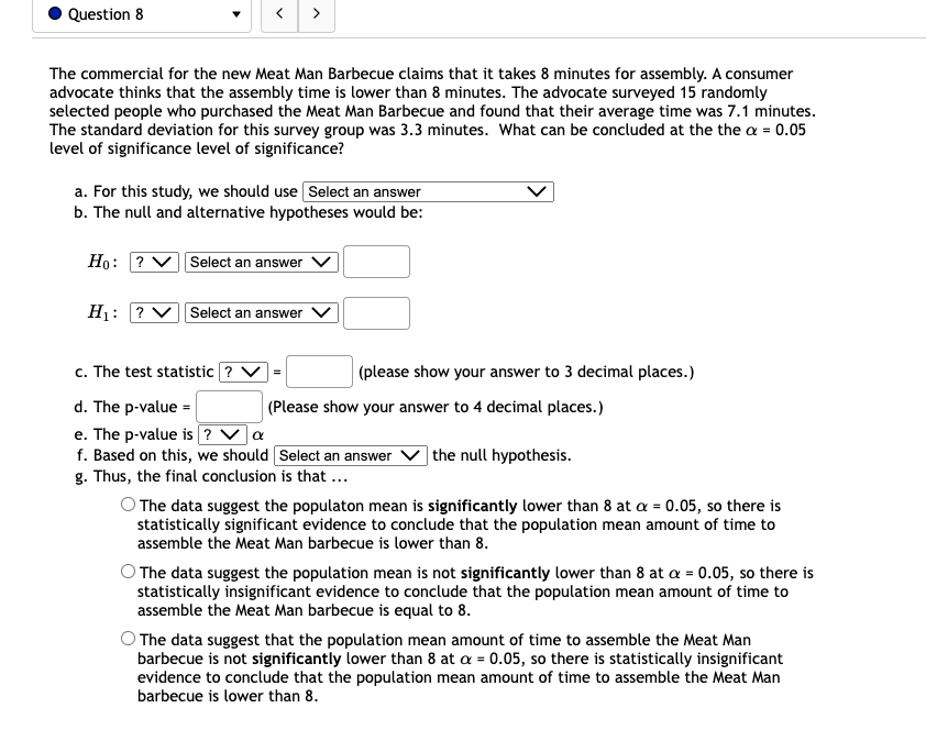 Solved The commercial for the new Meat Man Barbecue claims | Chegg.com