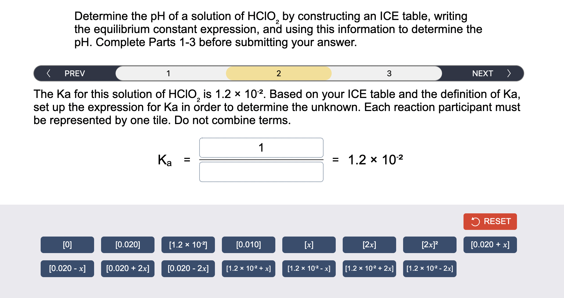 Solved How do I use an ICE table to find the Ka, | Chegg.com