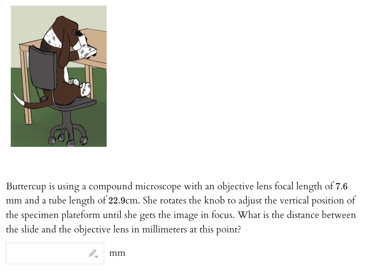 Solved Buttercup is using a compound microscope with an | Chegg.com