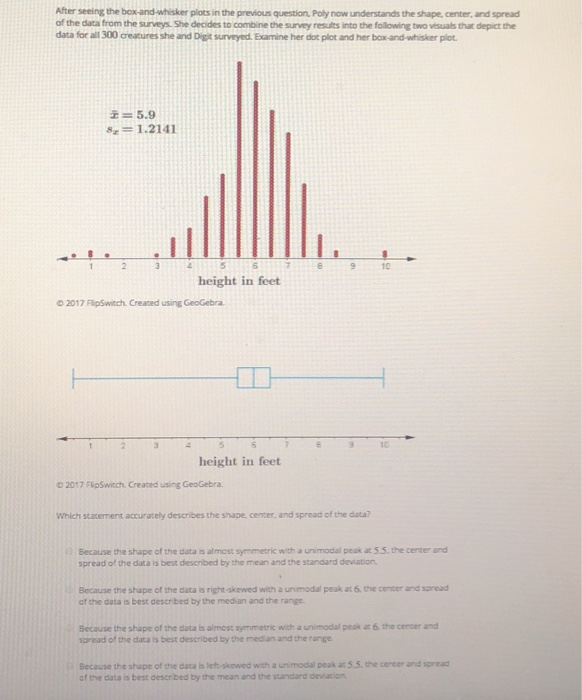 Solved After seeing the box-and-whisker plots in the | Chegg.com