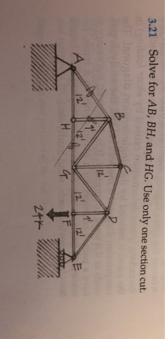 Solved 3.21 Solve for AB, BH, and HG. Use only one section | Chegg.com Solved 3.21 Solve for AB, BH, and HG. Use only one section | Chegg.com