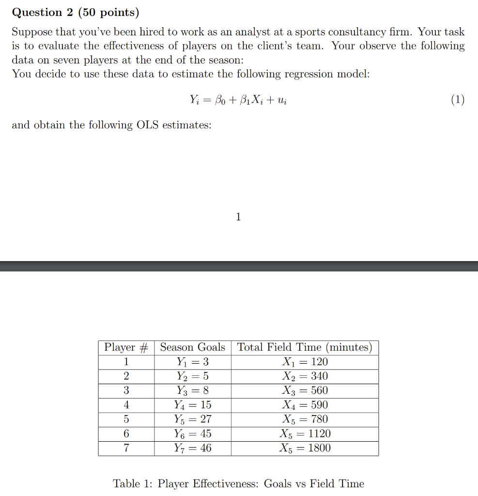 Solved Question 2 (50 points) Suppose that you've been hired | Chegg.com
