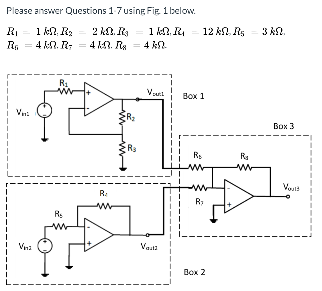 Solved Please answer Questions 1-7 using Fig. 1 below. - 12 | Chegg.com
