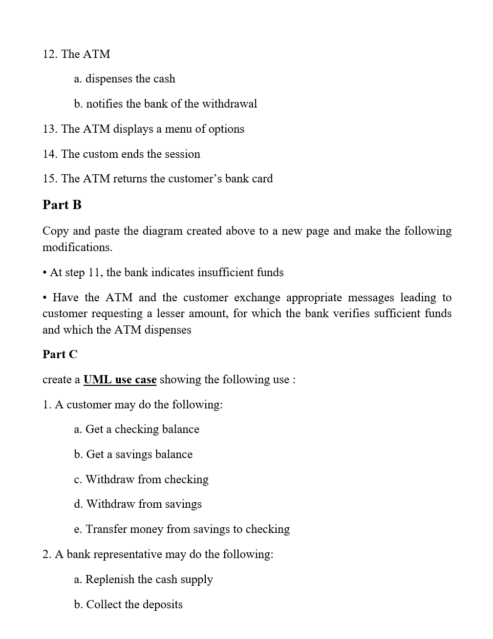 Solved CSC 221 Assignments UML Sequence and Use Case | Chegg.com