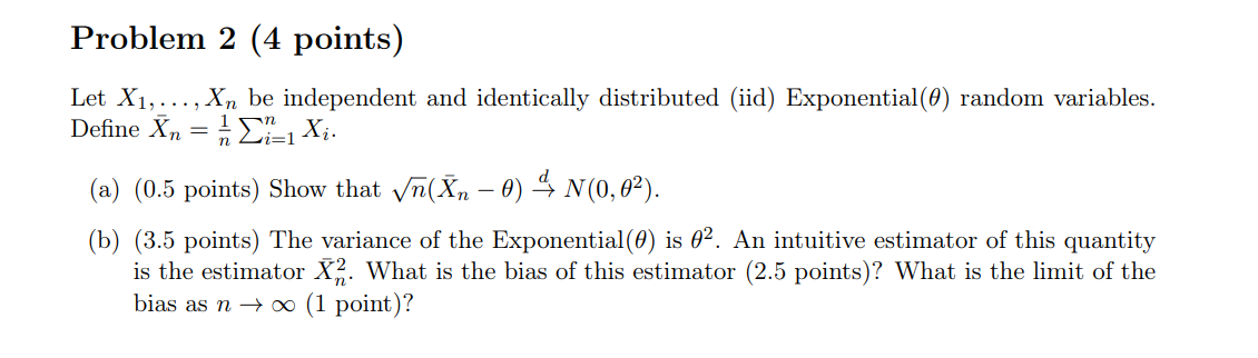 Solved Hint: You can use any result or Theorem from class, | Chegg.com