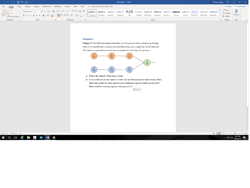 Chapter 5: The following diagram describes a service | Chegg.com