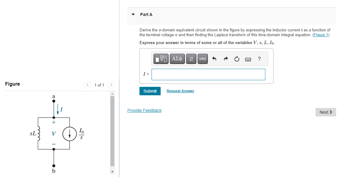 Solved Derive the s-domain equivalent circuit shown in the | Chegg.com
