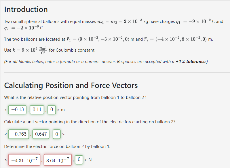 Solved IntroductionTwo small spherical balloons with equal | Chegg.com