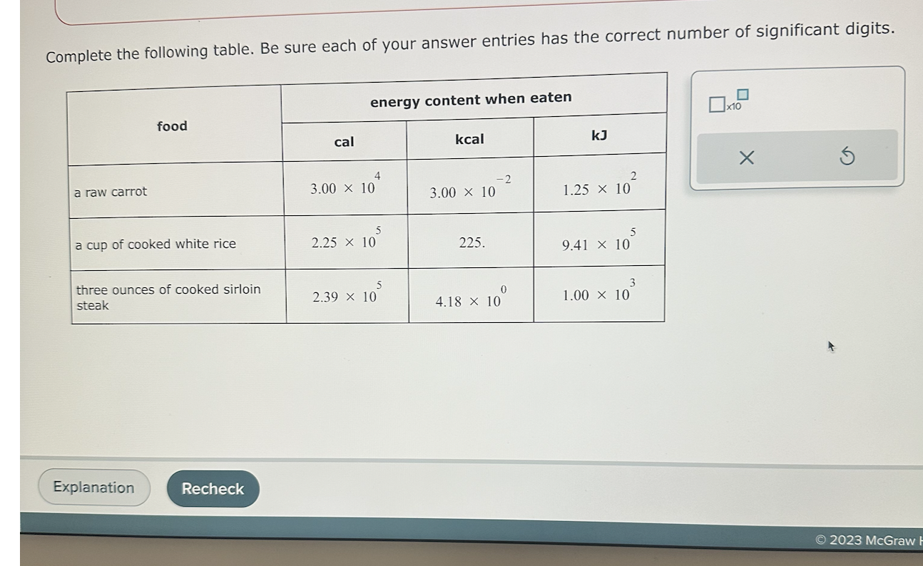 Solved please help asap: Complete the following table. Be | Chegg.com