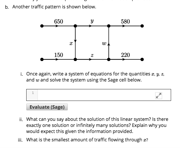 Solved 2. Shown below are some traffic patterns in the | Chegg.com