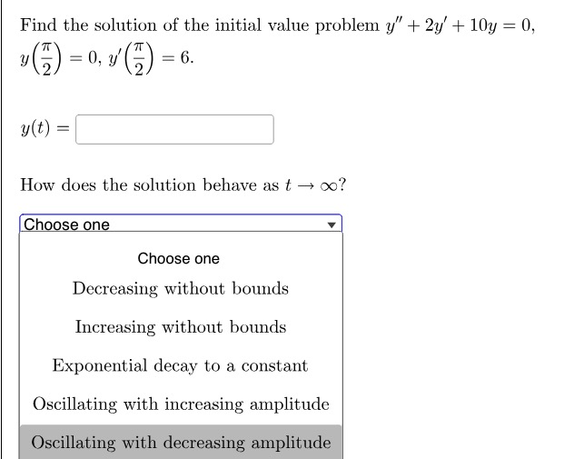 Solved Find the solution of the initial value problem | Chegg.com