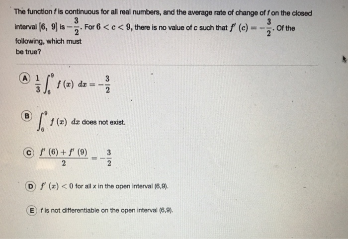 Solved The function f is continuous for all real numbers, | Chegg.com