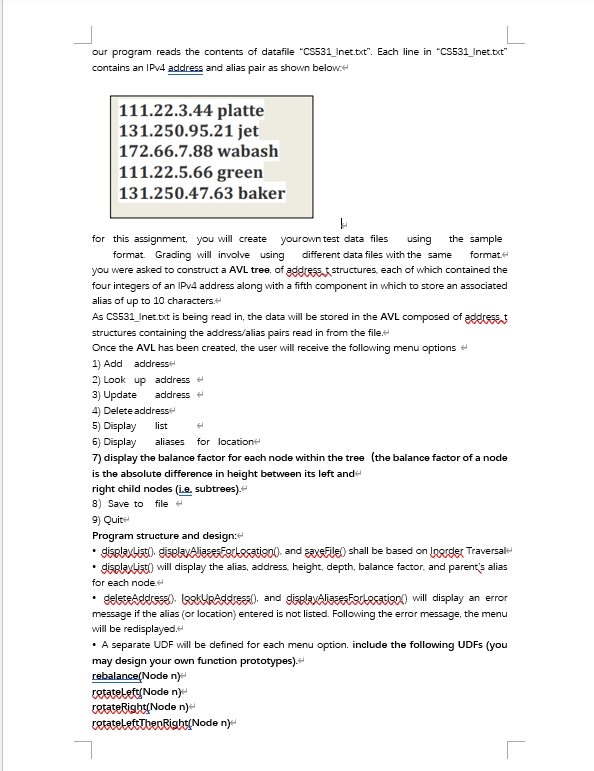 Solved our program reads the contents of datafile | Chegg.com