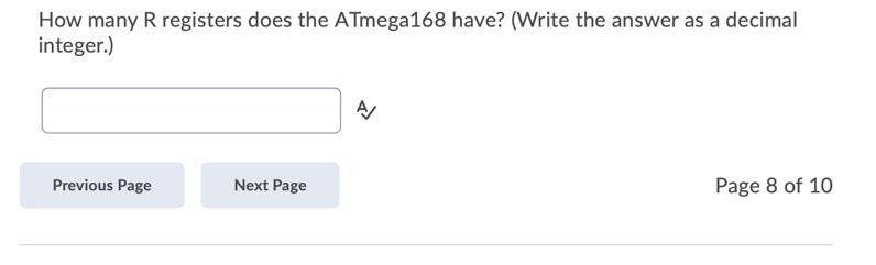 Solved How many times does the INC instruction in the AVR | Chegg.com