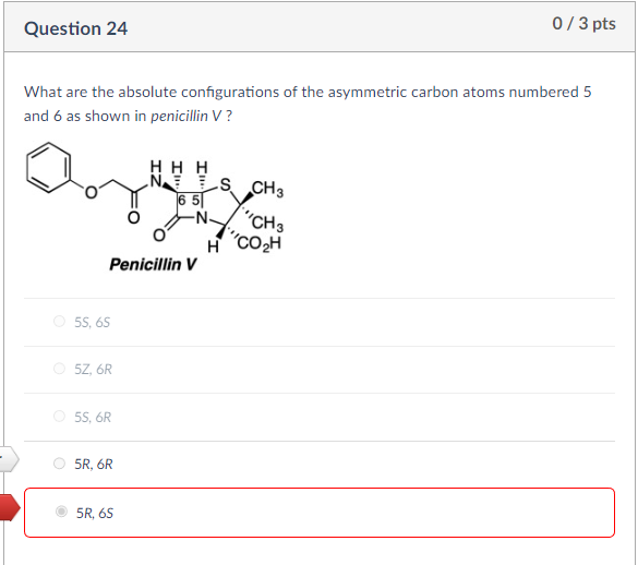 Solved What are the absolute configurations of the | Chegg.com