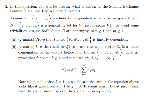 In this question, you will be proving what is known | Chegg.com