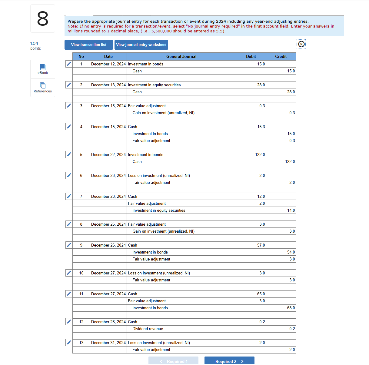 Solved Prepare the appropriate journal entry for each | Chegg.com