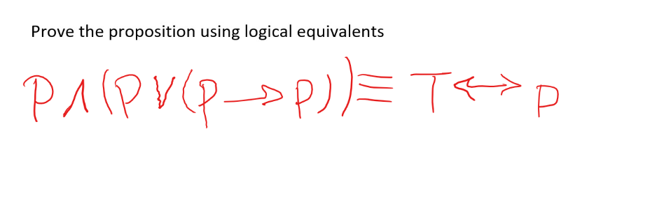 Solved Prove the proposition using logical equivalents | Chegg.com