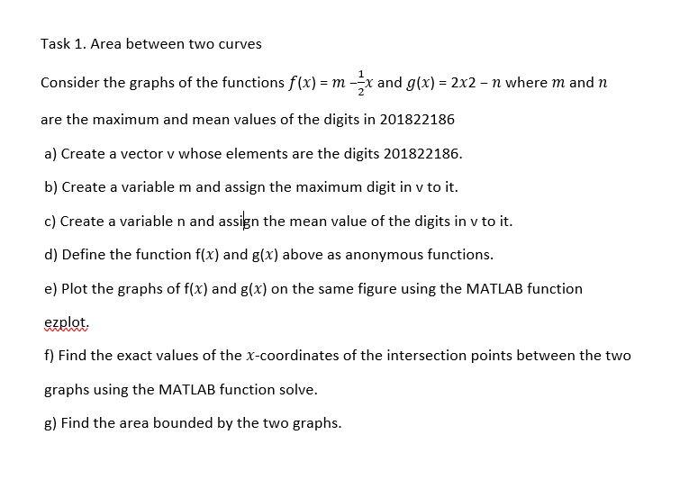 Solved Consider the graphs of the functions f(x)=m−21x and | Chegg.com