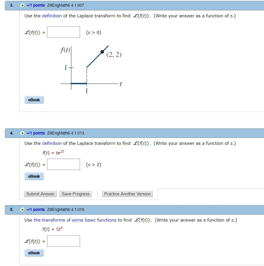 Solved 3. +/1 points ZillEngMath6 4.1.007 Use the definition | Chegg.com