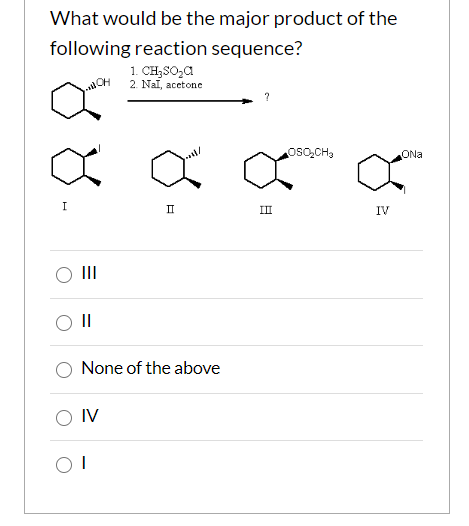 Solved 1. What is the product for the following four-step | Chegg.com