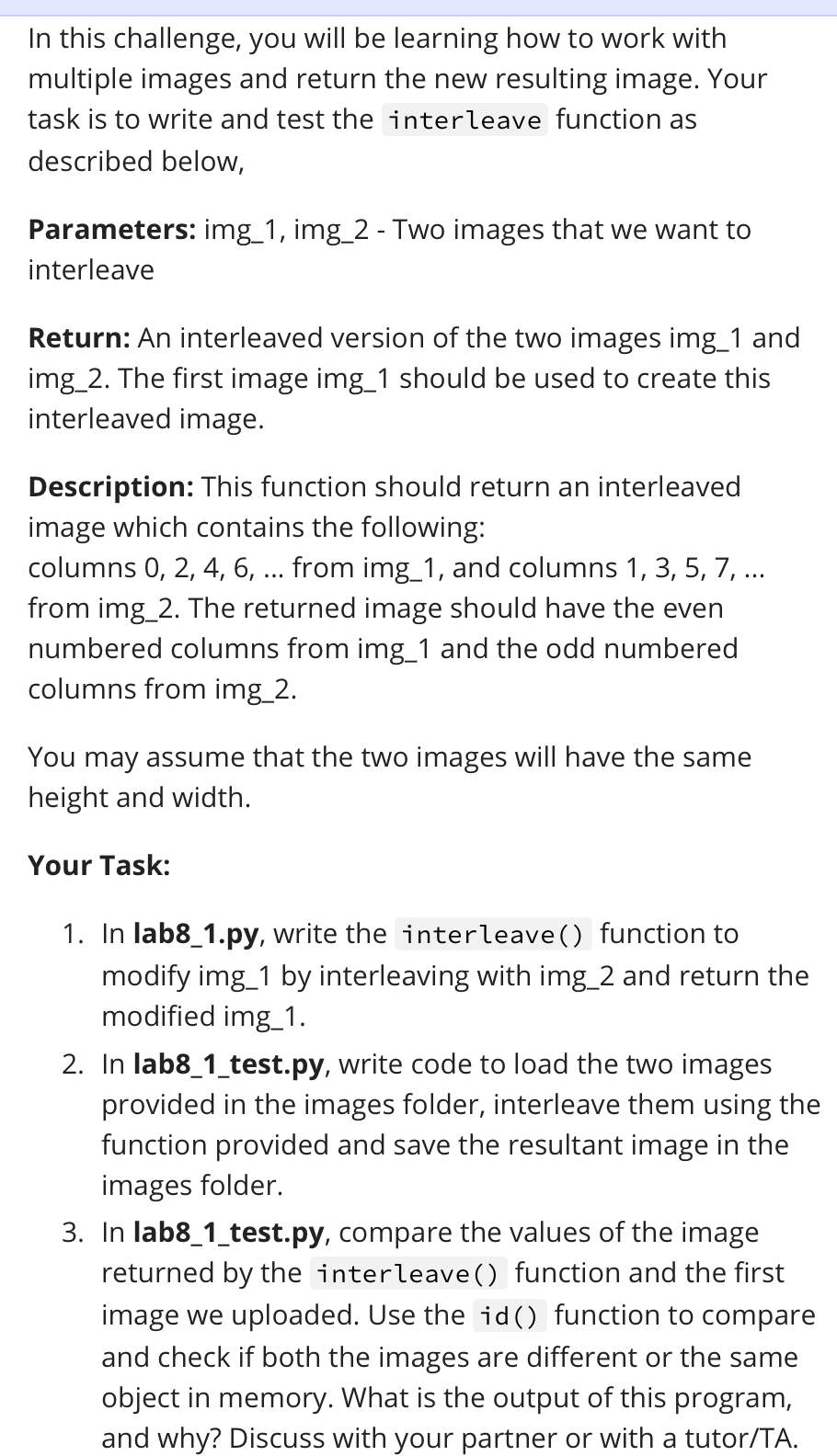 Solved In this challenge, you will be learning how to work | Chegg.com