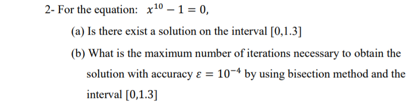 Solved Types and definitions of error- Fixed point method- | Chegg.com