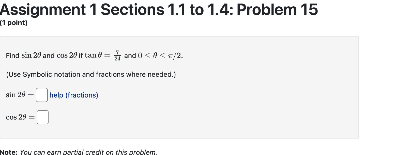 Solved Assignment 1 Sections 1.1 to 1.4 : Problem 15 (1 | Chegg.com