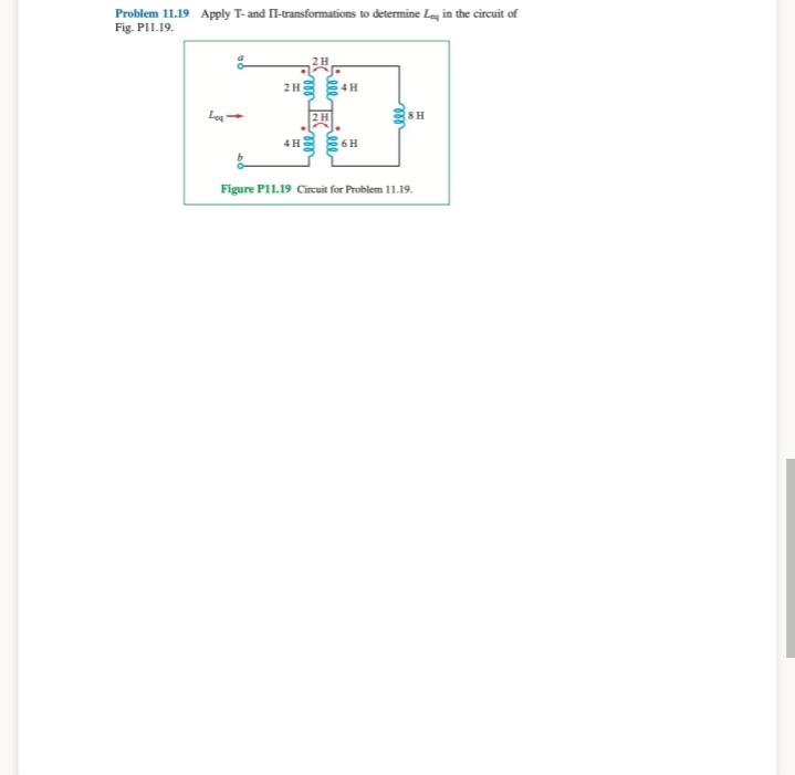 Solved Problem 11.19 ﻿Apply T- ﻿and II-transformations to | Chegg.com