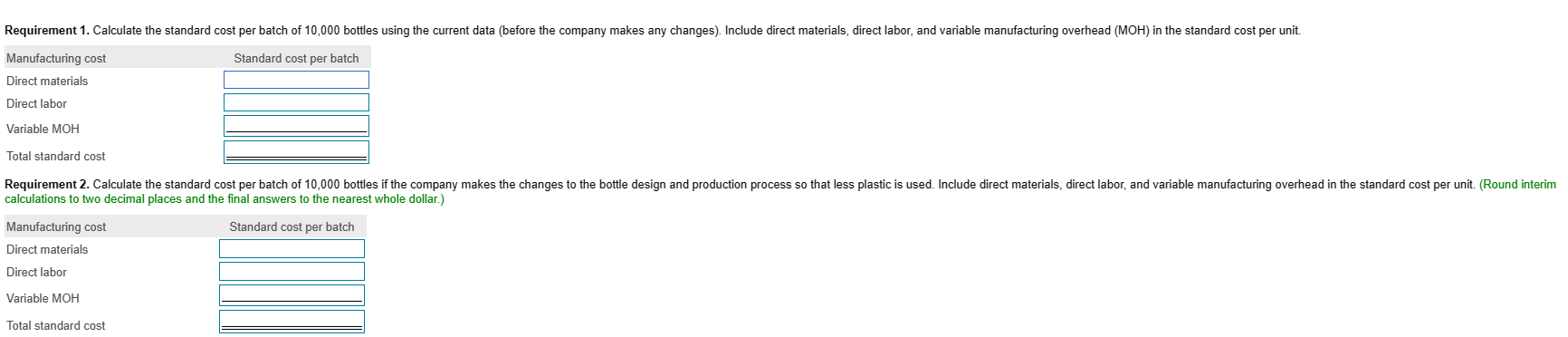 Solved Wayland Containers currently uses a recycled plastic | Chegg.com