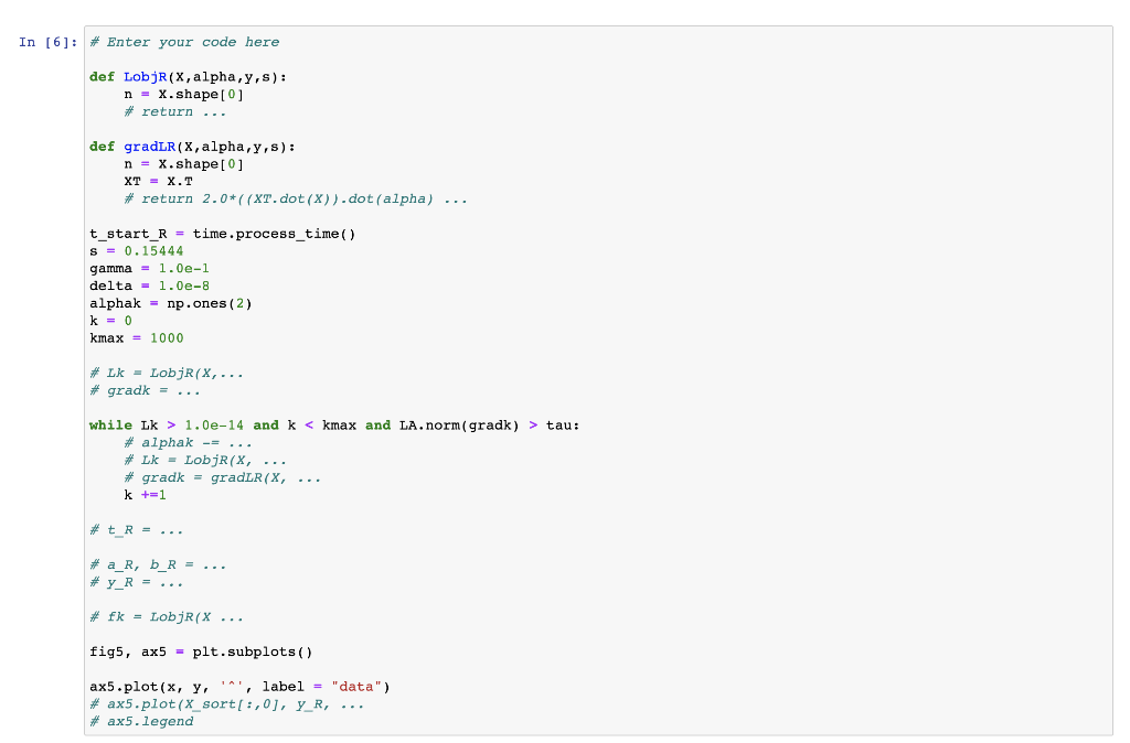 Problem #5 = Ridge Regression: Find the best fit by | Chegg.com