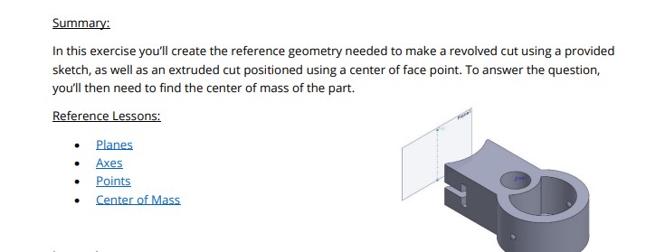 Summary: In this exercise you'll create the reference | Chegg.com