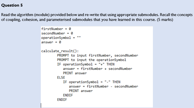 Solved Hint You must write 2 separate submodules or | Chegg.com