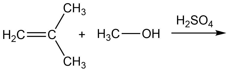 Solved CH3 H2SO4 H2C=C + H3C-OH CH3 | Chegg.com