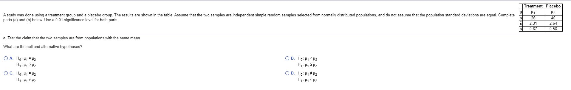 Solved Part B Construct A Confidence Interval Suitable For 1427