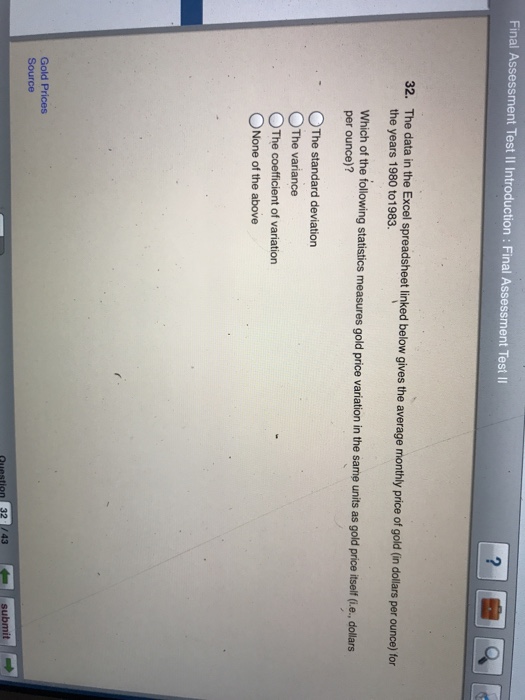 Solved The Data In The Excel Spreadsheet Linked Below Gives 