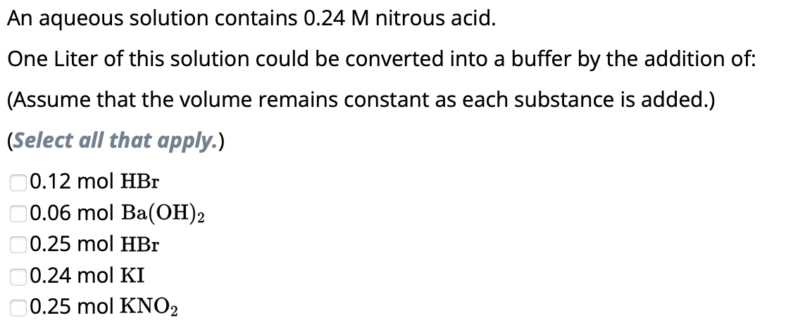Solved An aqueous solution contains 0.20M ammonia. One liter | Chegg.com