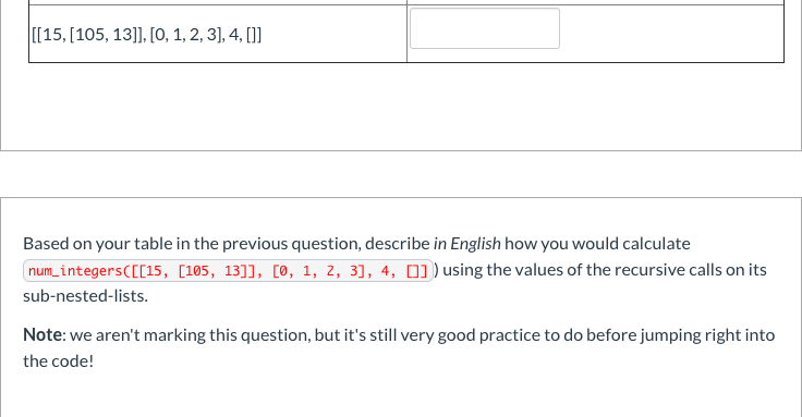 Solved Question 1 1 pts Recall our recursive definition of a | Chegg.com