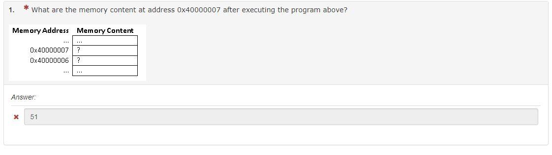 Solved AREA GP, CODE, READONLY TABLE_BASE EQU OX40000000 | Chegg.com