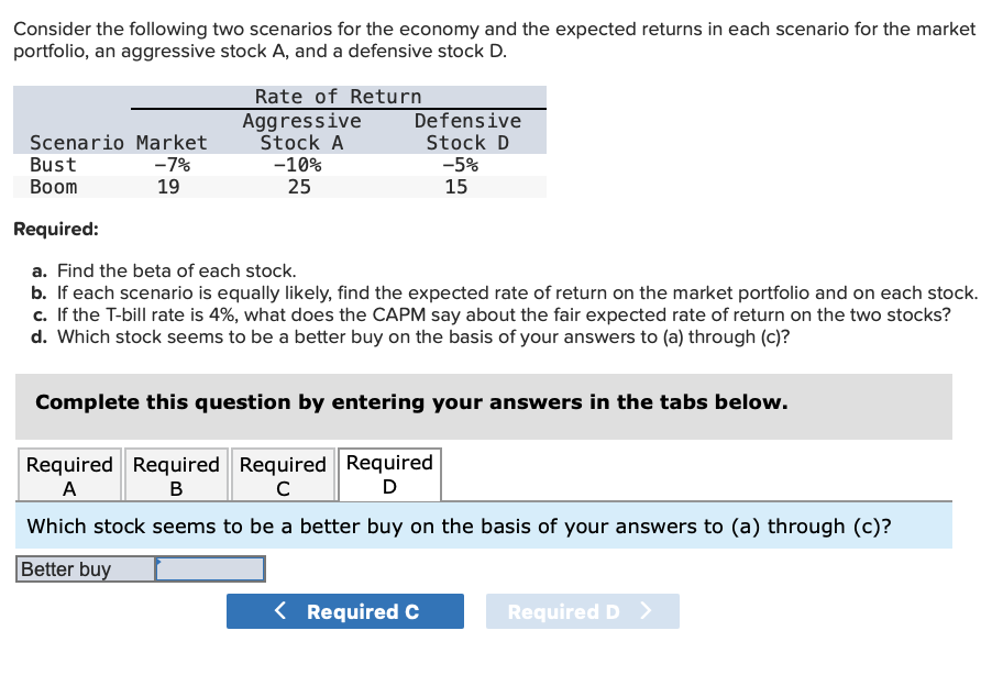 Solved Consider the following two scenarios for the economy | Chegg.com