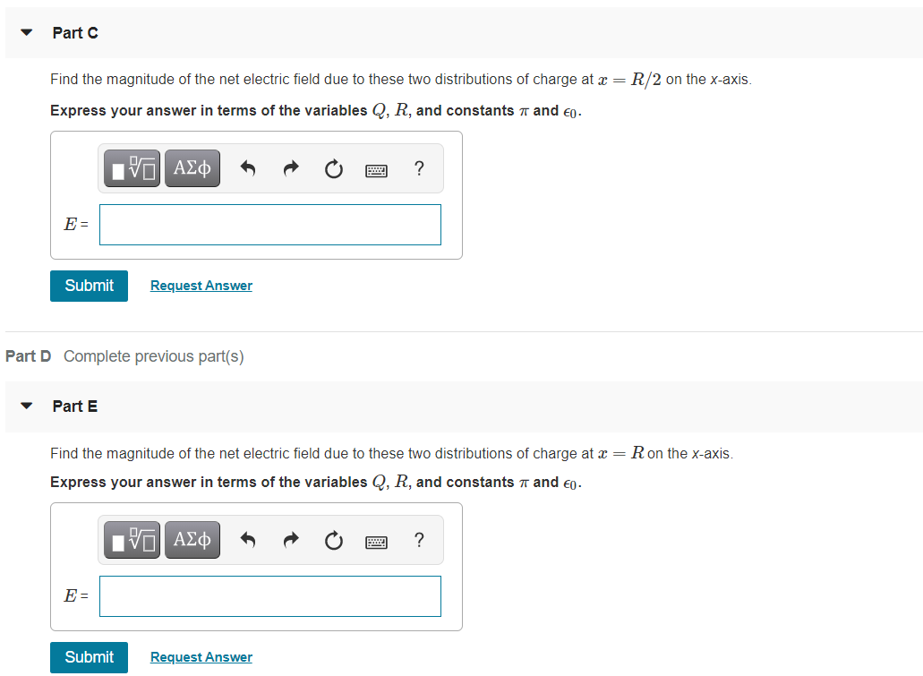 Solved Positive charge QQ is distributed uniformly over | Chegg.com