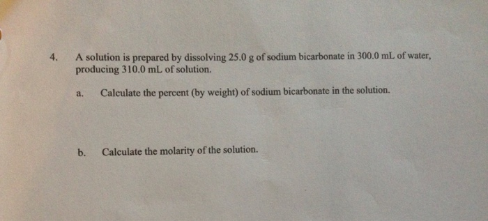Solved 4. A solution is prepared by dissolving 25.0 g of | Chegg.com