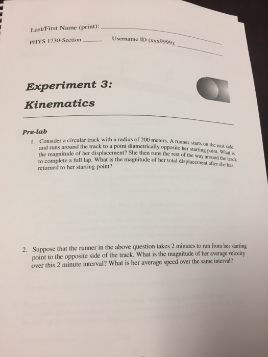 Solved Last/First Name (print): PHYS 1730-SectionUsername I | Chegg.com