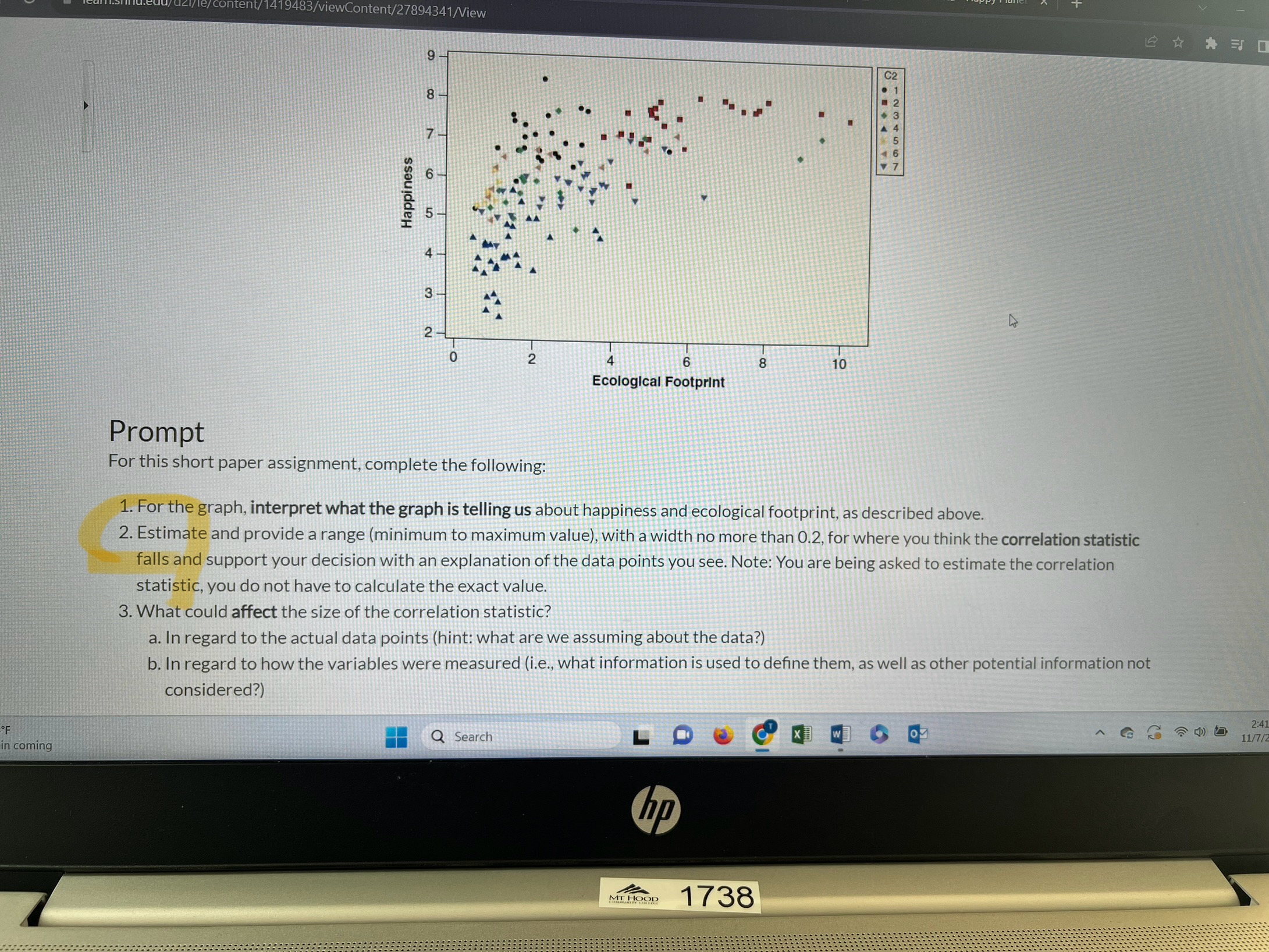 Solved Prompt For this short paper assignment, complete the | Chegg.com