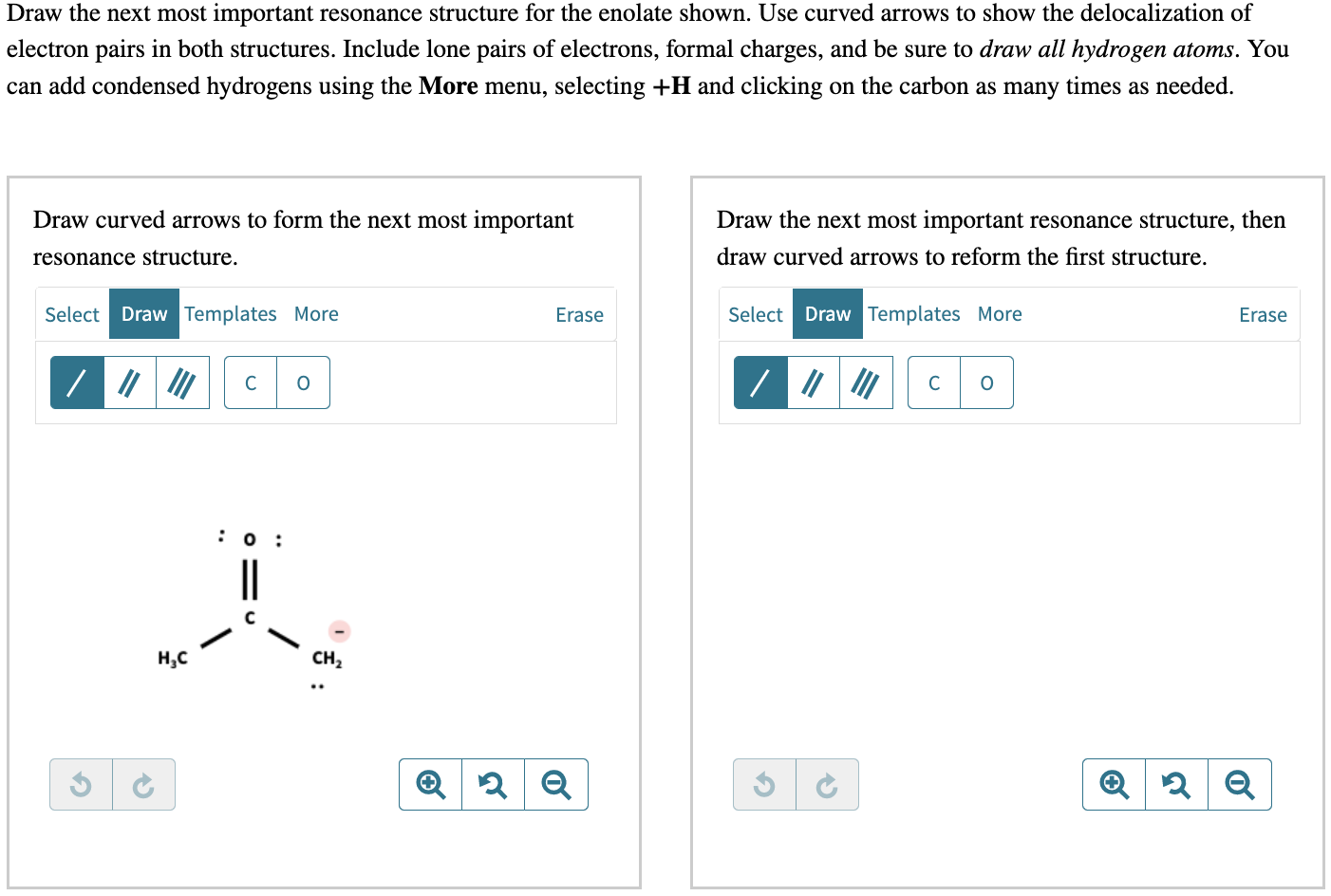 Solved Draw the next most important resonance structure for | Chegg.com