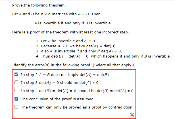 Solved Prove the following theorem. Let A and B ben xn | Chegg.com