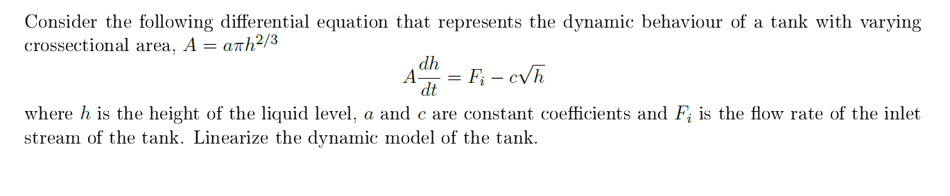 Solved Consider the following differential equation that | Chegg.com