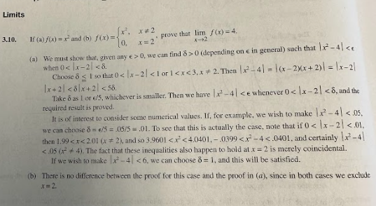 Solved If ( a) f(x)=x2 and (b) f(x)={x2,0,x =2x=2, prove | Chegg.com